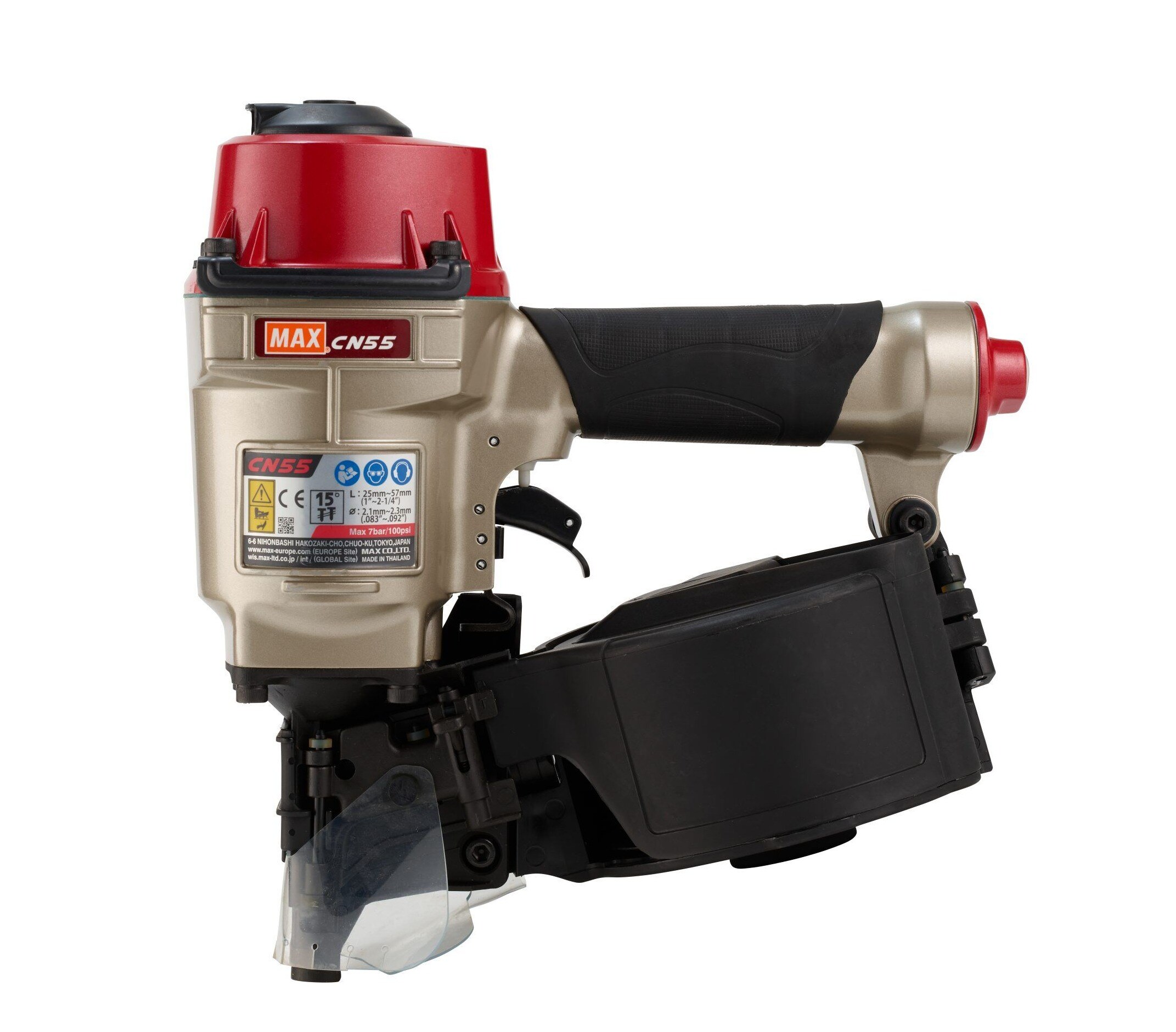 Max CN55 Coil Nailer